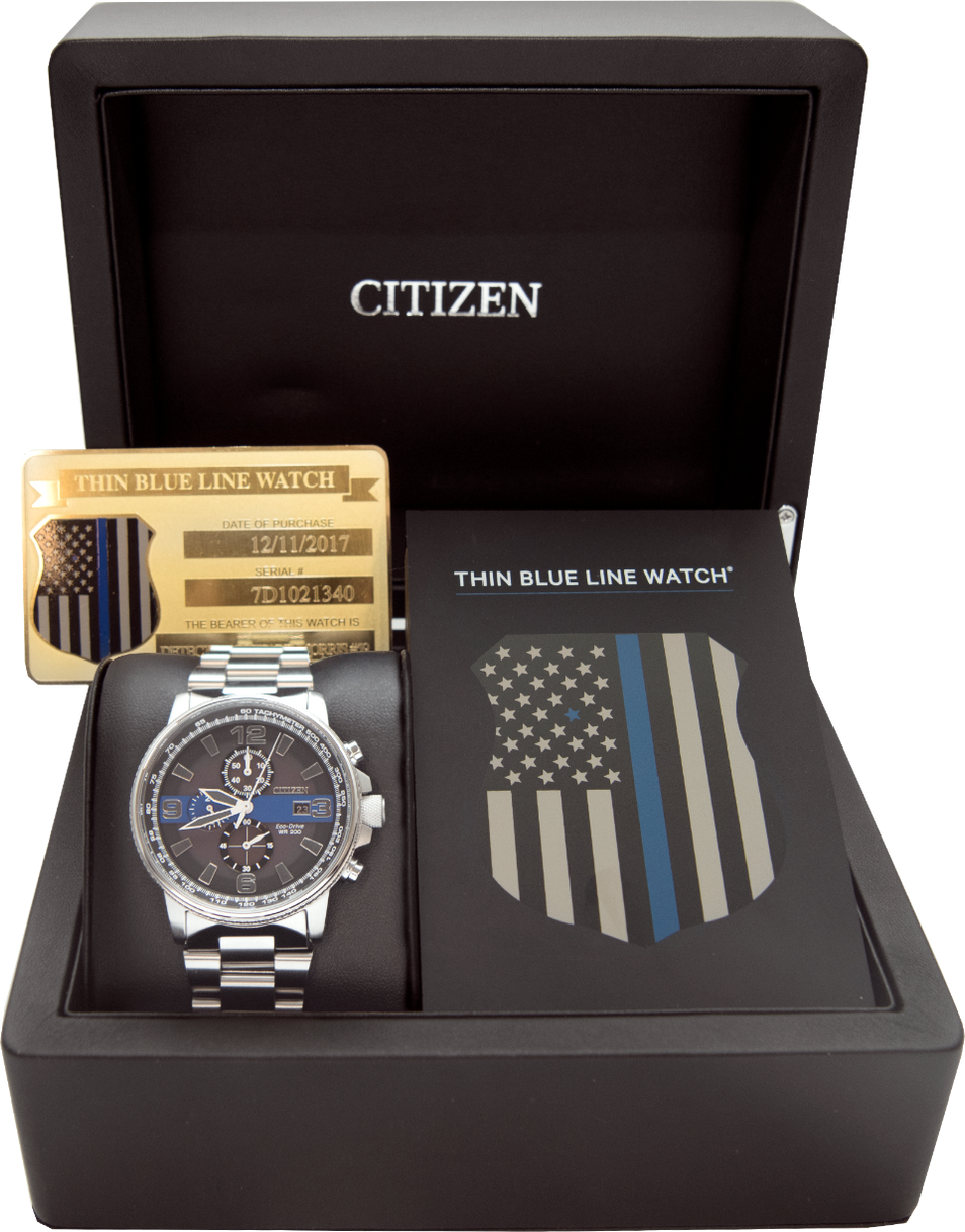 Citizen Thin Blue Line Watch CA0291-59E — Time After Time